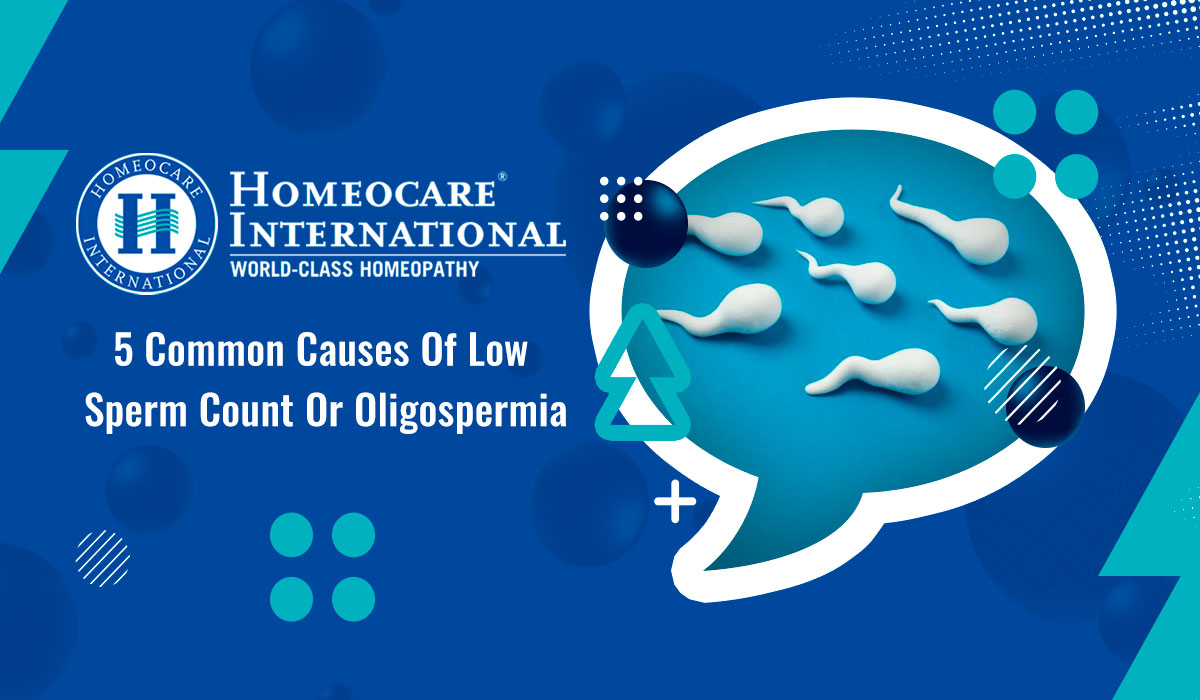 5 common causes of low sperm count or Oligospermia