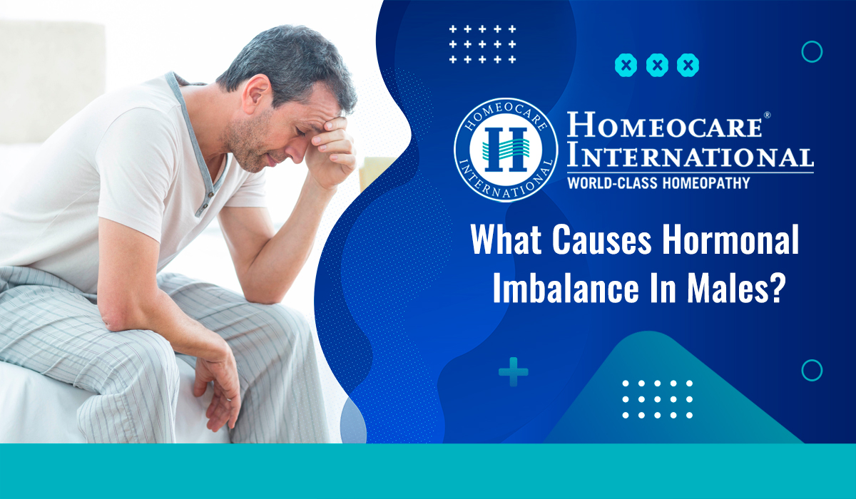 What are the causes of hormonal imbalance in males?